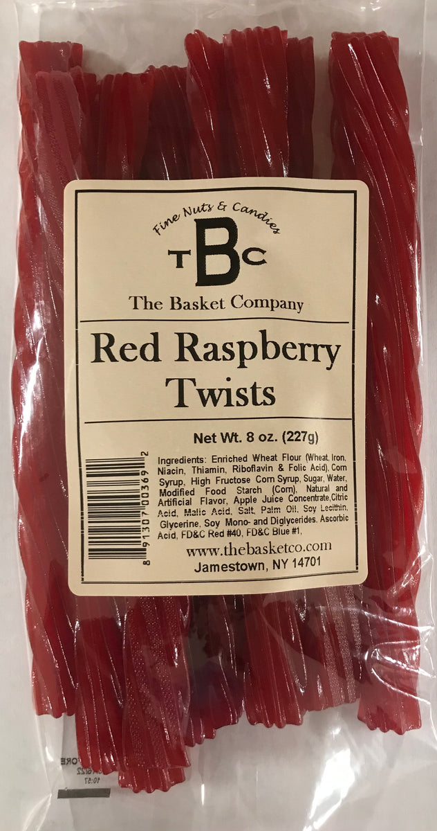 Scarlet Red Raspberry Twists – The Basket Company, Inc.